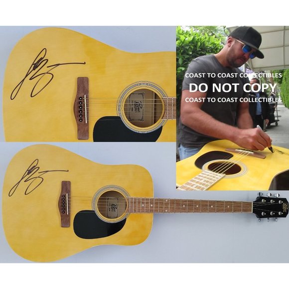 Other | Luke Bryan Country Music Star Signed Acoustic Guitar Coa Exact ...
